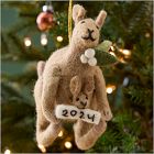 Baby's First Holiday Felt Kangaroo Ornament | West Elm