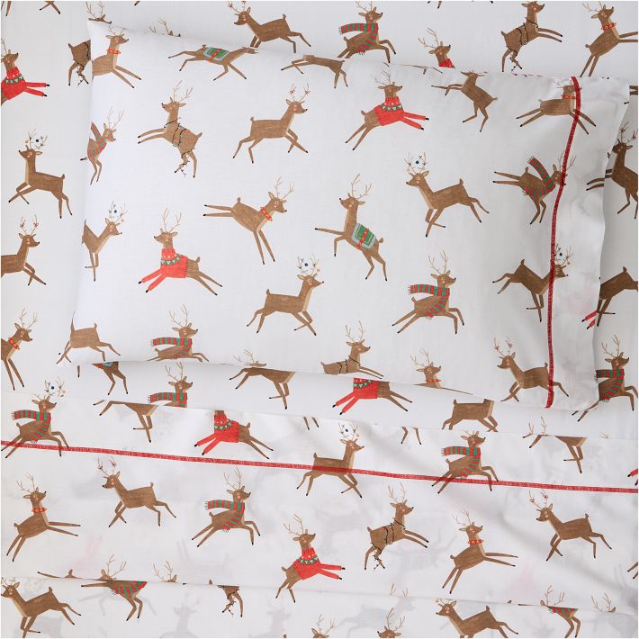 Reindeer Friends Sheet Set | West Elm
