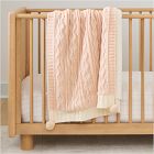 Cozy Cable Knit Baby Blanket | West Elm