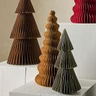 Jewel Tone Decorative Paper Tabletop Trees | West Elm