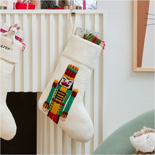 Felt Nutcracker Stocking | West Elm