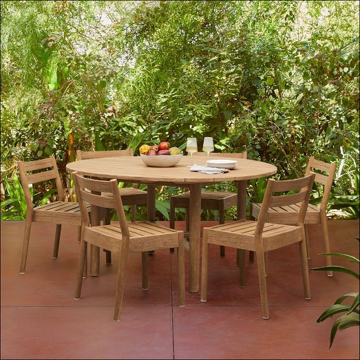 Hargrove Outdoor Round Dining Table (60") | West Elm