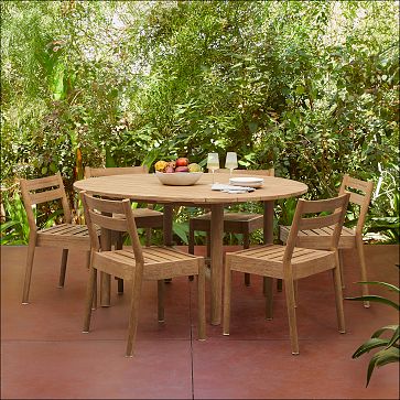 Hargrove Outdoor Round Dining Table (60") | West Elm