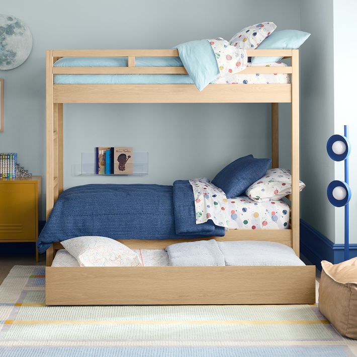 West Elm Story Bunk Bed with Trundle
