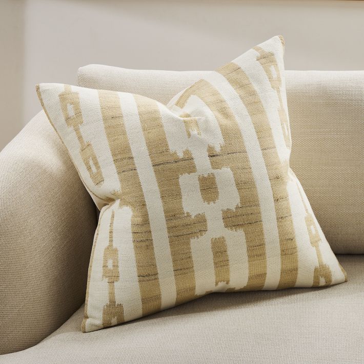 Modern Ikat Pillow Cover | West Elm