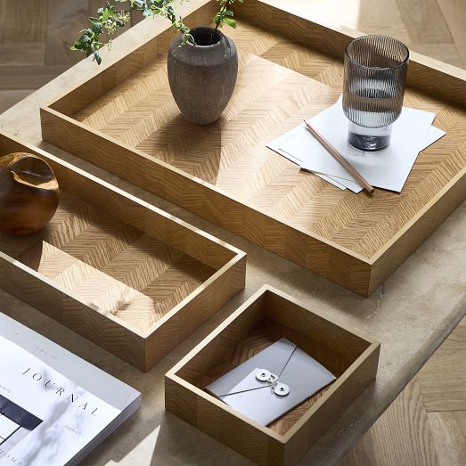 Georgia Graphic Wood Trays | West Elm