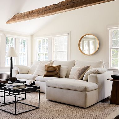 Left Hand Facing Sectional Harmony Modular Motion Fabric Collection West Elm