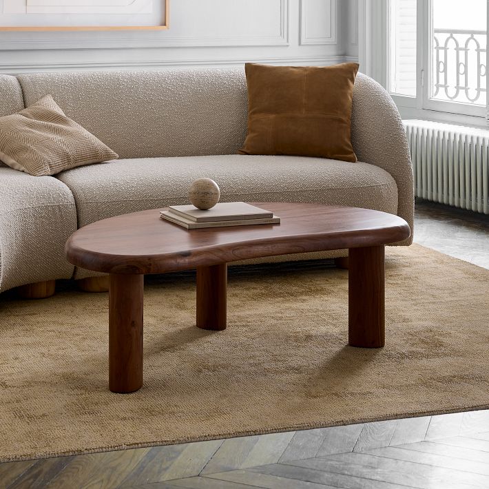 Cannellini Coffee Table Cool Walnut West Elm
