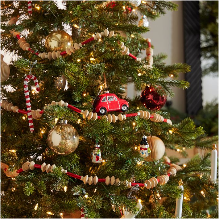 Wood Beaded Garland | West Elm