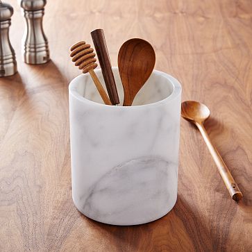 Marble Kitchen Utensil Holder Kitchen Storage Solutions West Elm