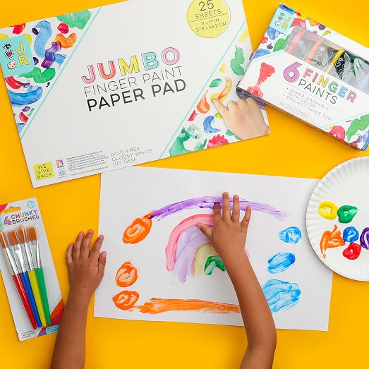 I Heart Art Finger Painting Bundle | West Elm