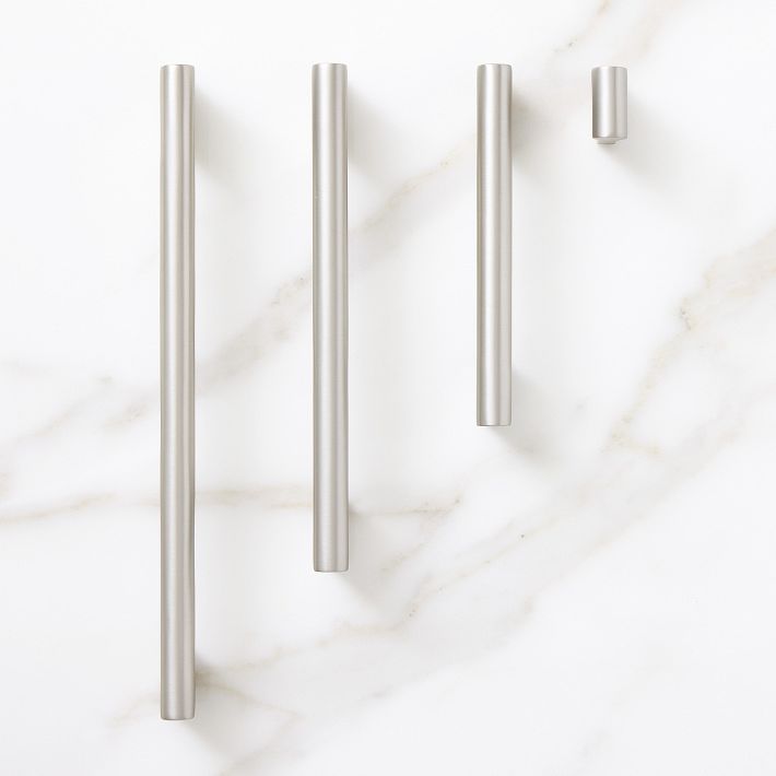 Bar Pull Drawer Hardware - Brushed Nickel | West Elm