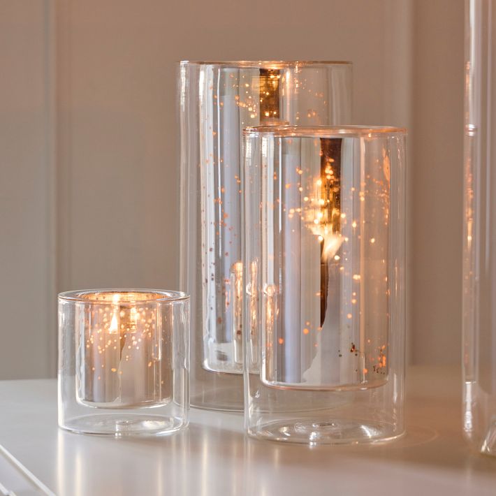 Gill Constellation Glass Hurricanes | West Elm