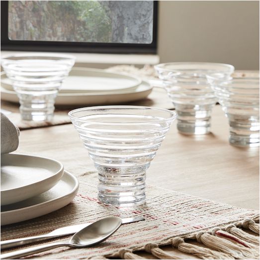 Hoops Martini Glass Sets | West Elm