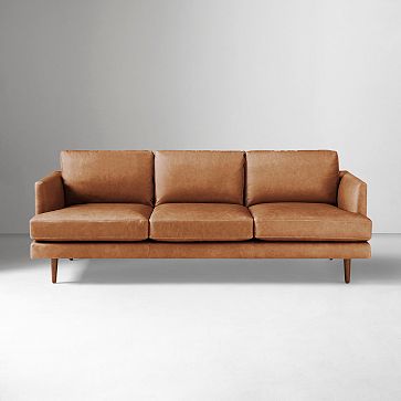 Haven Loft Leather Sofa 76 86 West Elm