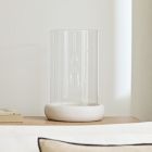 Pure White Ceramic Hurricanes | West Elm