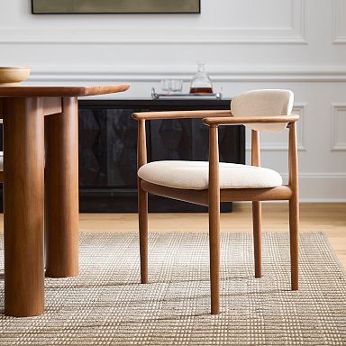 West elm walnut chairs store
