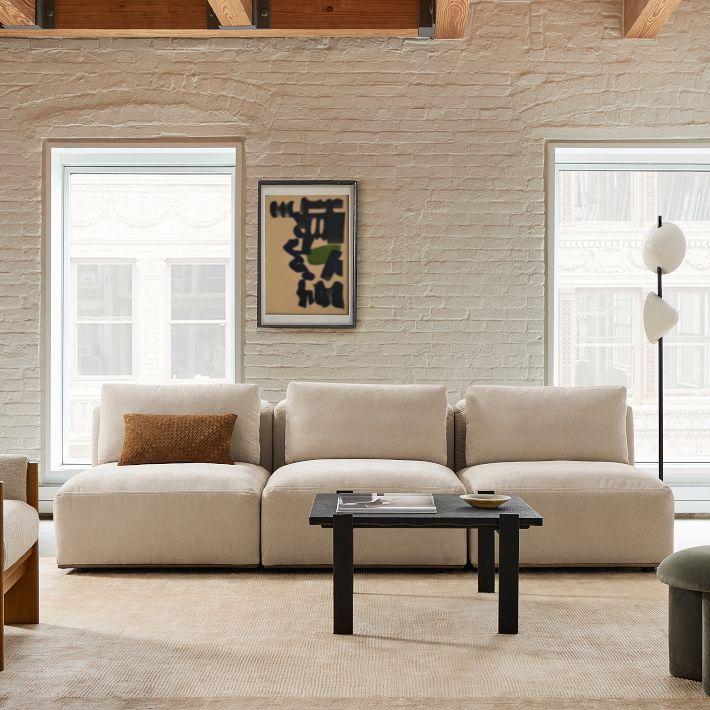 Quinten Modular Armless Sofa | West Elm