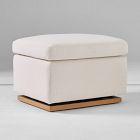Harmony Upholstered Gliding Ottoman | West Elm