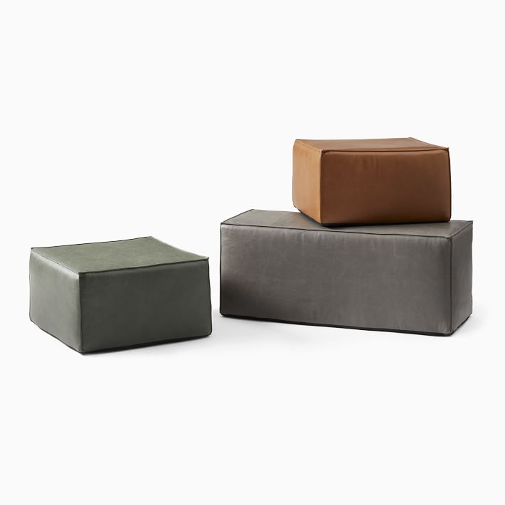 West elm ottoman pouf store