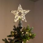 LED Shining Star Tree Topper - Illuminate Your Holidays | West Elm