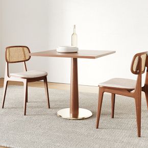 Claire Restaurant Square Dining Table - Wood | West Elm