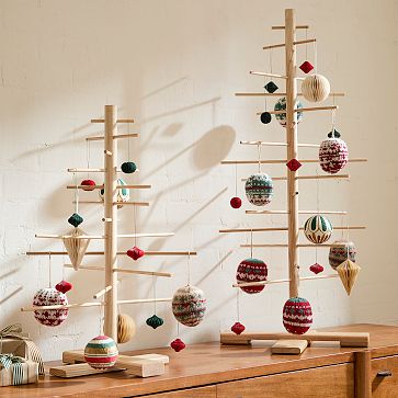 Ash Wood Ornament Tree | West Elm