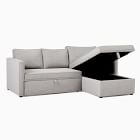 Harris 2 Piece Pop Up Sleeper Sectional With Storage | West Elm