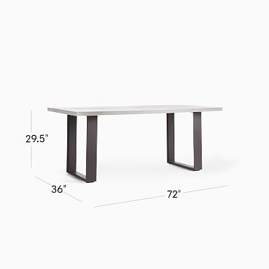West elm concrete desk store