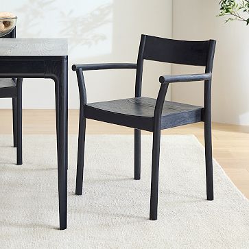 Berkshire Arm Stacking Dining Chair (Set of 2) | West Elm