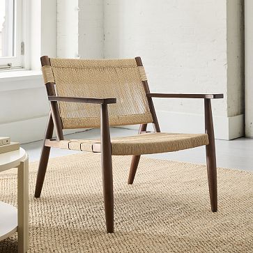 Morton Woven Show Wood Chair West Elm
