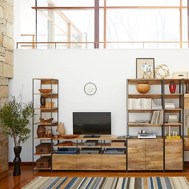 West elm industrial tv console store