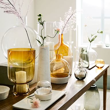 Decorative glass vases store