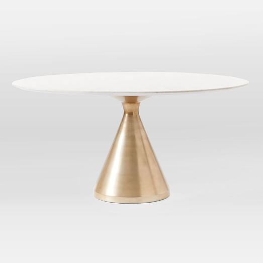 West elm oval marble dining table store