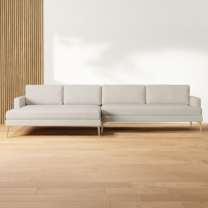 Andes Double Wide Chaise Sectional | Sofa With Chaise | West Elm