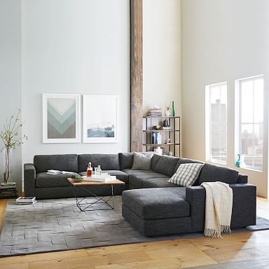 U Shaped Sectional Urban Collection West Elm