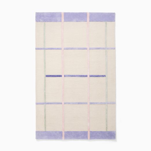 Tufted Grid Rug | West Elm