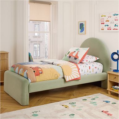 Blue bed for kids store