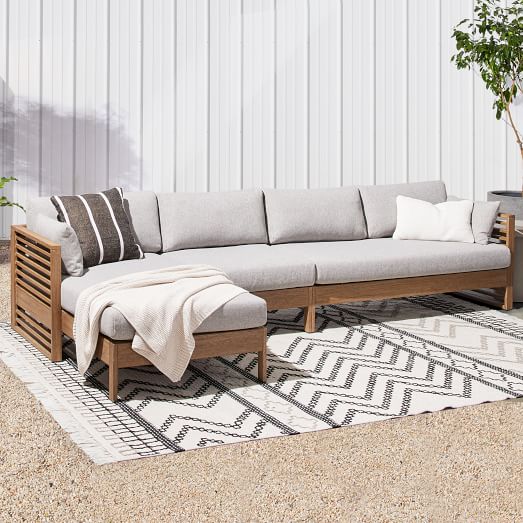 West elm outdoor sectional store