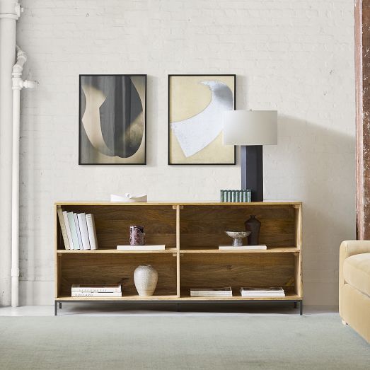 Industrial Open Storage Modular Bookcase (64") | West Elm