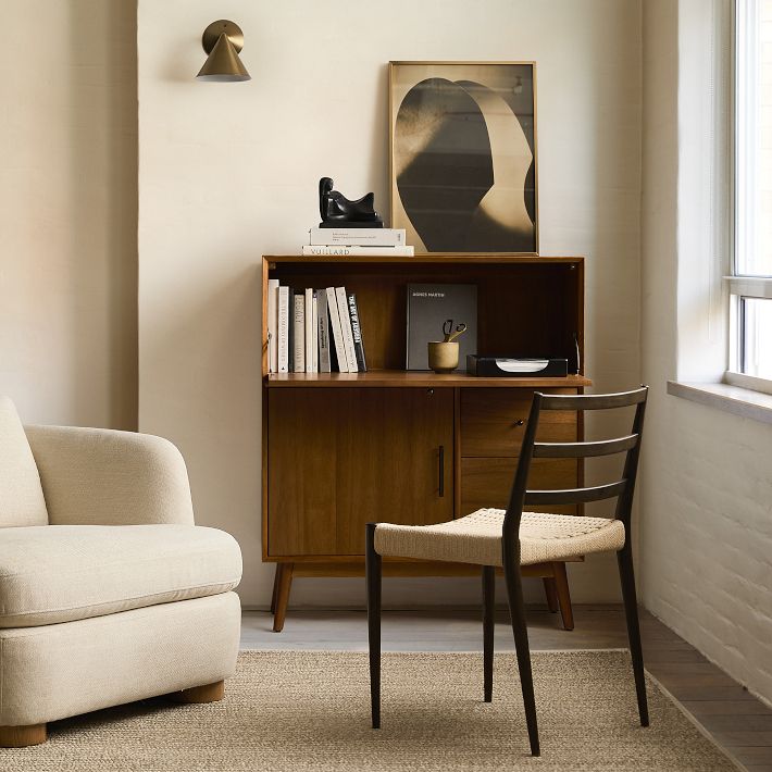Secretary desk with bookshelf store