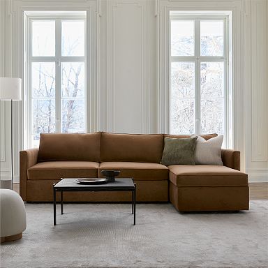 West elm sleeper sectional store