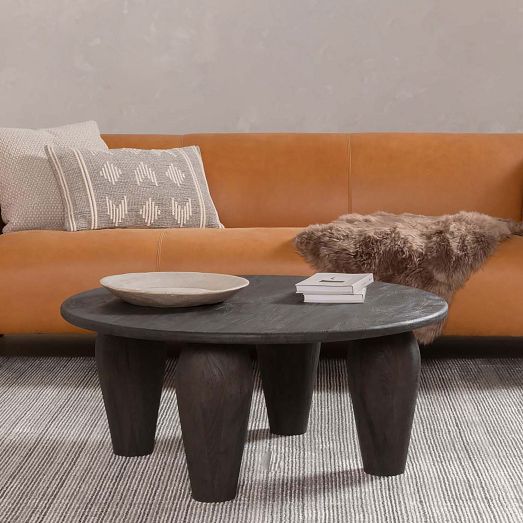 Reclaimed Wood Round Coffee Table West Elm
