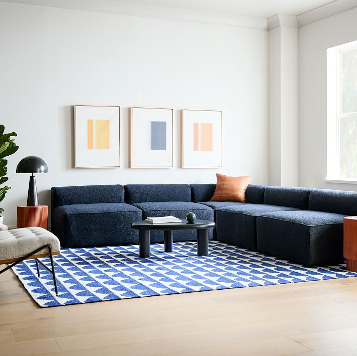 Remi 5 Piece Sectional Sofa With Chaise West Elm
