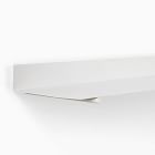 Floating Lines Single Shelves - White | West Elm
