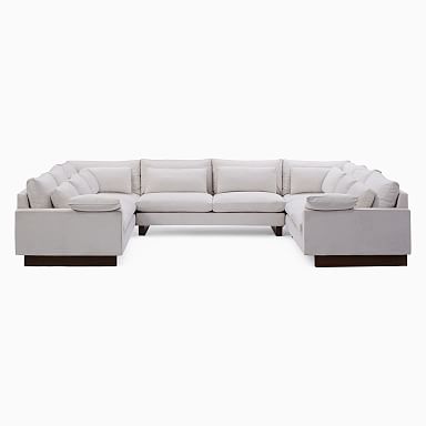U Shaped Sectional Harmony Fabric Collection West Elm