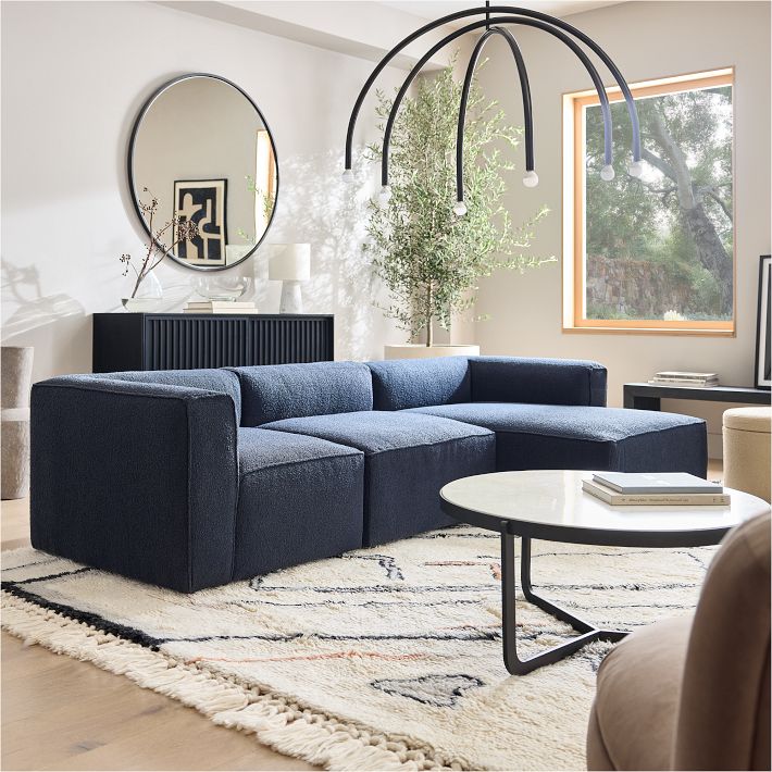 Remi Modular 3 Piece Chaise Sectional 112 West Elm