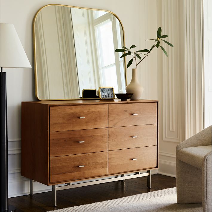 West elm mirrored dresser store