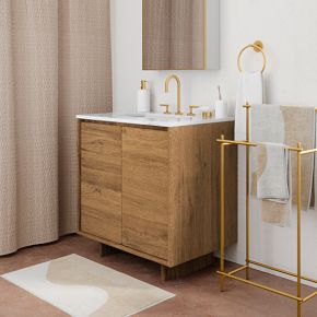 Anton Single Bathroom Vanity - Modern Clearance | West Elm