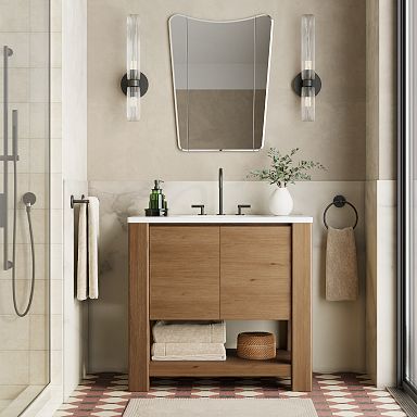 Low depth bathroom vanity store